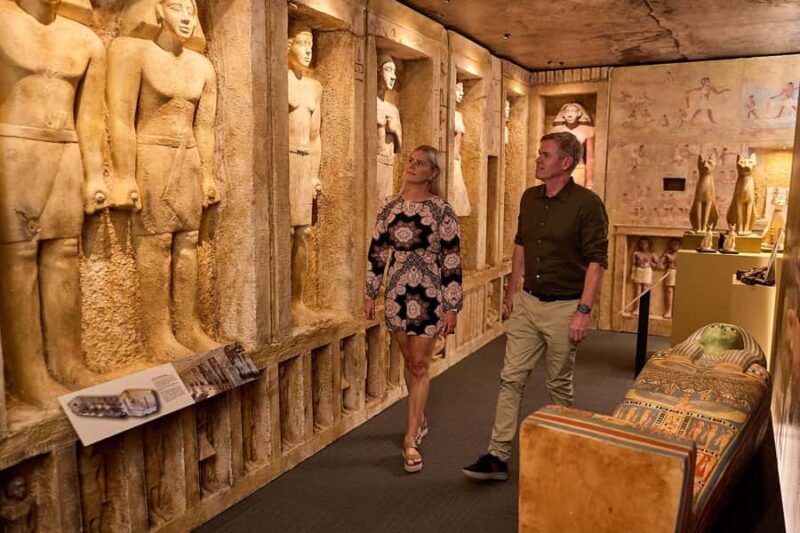 Ancient Egypt Night Tour with 2 Course Dinner in Cairns - Artifacts and Authenticity