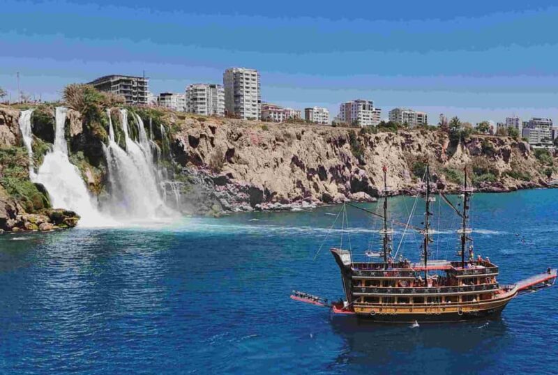 Antalya: Duden Waterfall Pirate Boat Trip - Key Points