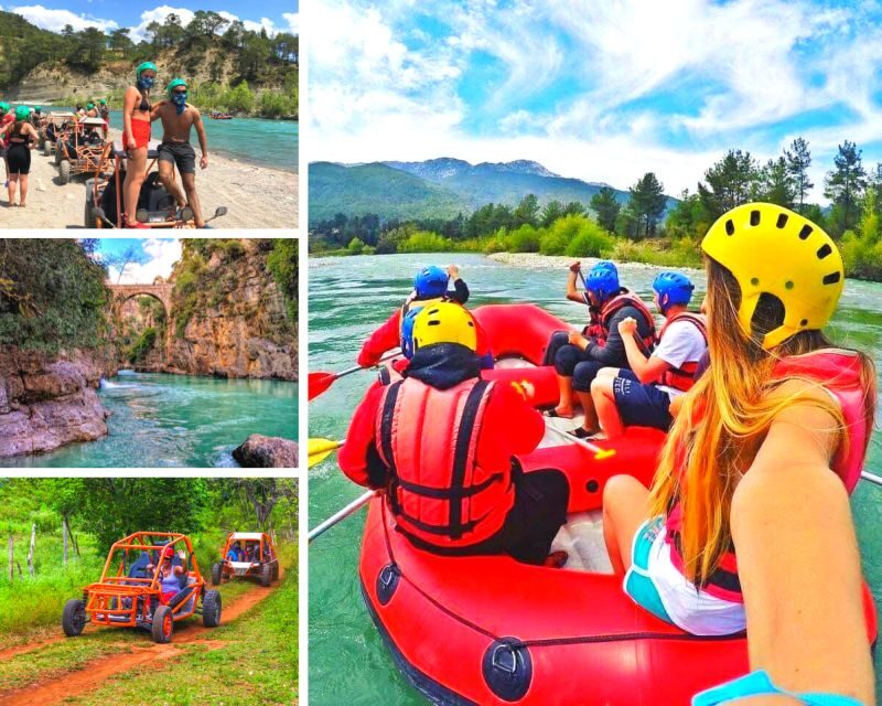 Antalya: Koprulu Canyon Buggy Safari & Rafting Combo - Key Points