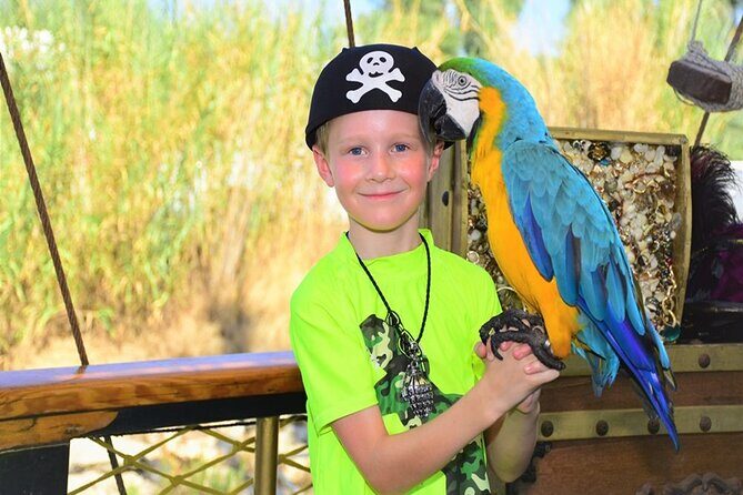 Antalya Lara Pirate Boat Trip w/Soft Drinks, Lunch & Pickup - The Itinerary in Detail