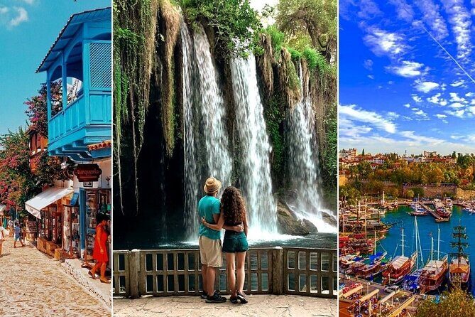 Antalya : Old City Tour w/Olympos Cable Car & Waterfalls & Boat - Key Points