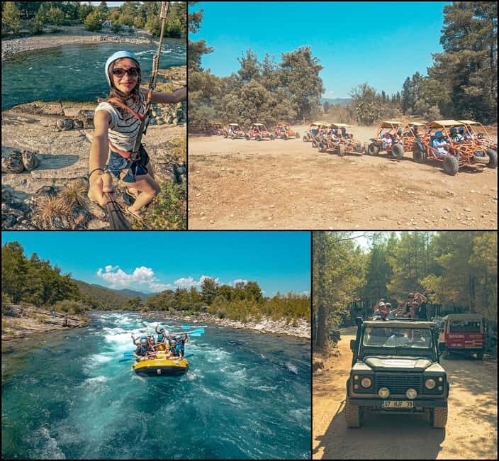 Antalya Outdoor Adventure: Rafting, Jeep & Quad w/Lunch - What is this tour all about?