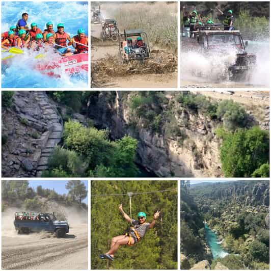 Antalya: Rafting Jeep Buggy&Quad Safari zipline canyon visit - Introduction