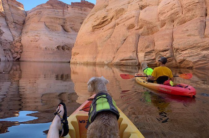 Antelope Canyon Lake Powell Kayak Rentals - Leisurely Paddle Back to Base
