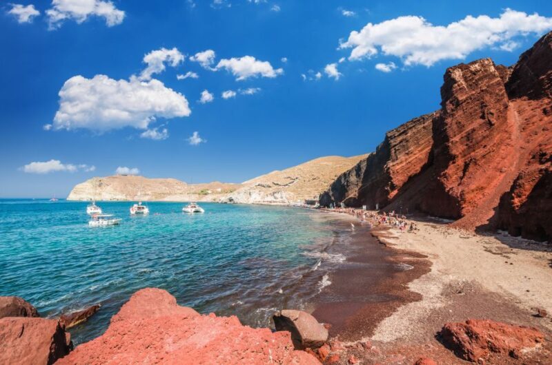 Archaeological Bus Tour To Akrotiri Excavations & Red Beach - The Sum Up