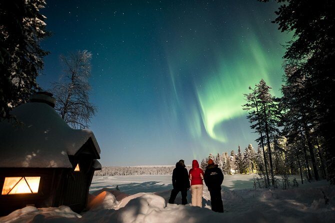 Arctic lake Aurora Hunt, in a cozy Lappish Tipi - Key Points
