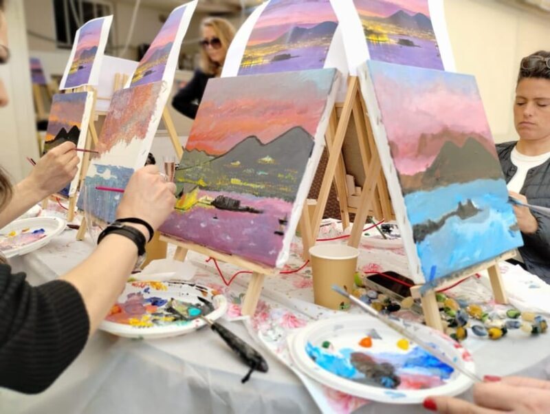 Art Workshop in Naples city centre with Aperitif - A Closer Look at the Naples Art Workshop Experience
