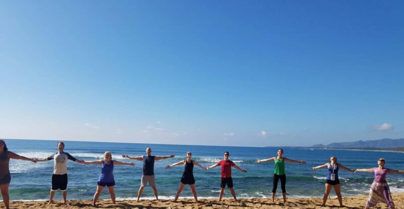 At the Kauai Shores Hotel: Kauai Yoga on the Beach Class - Key Points