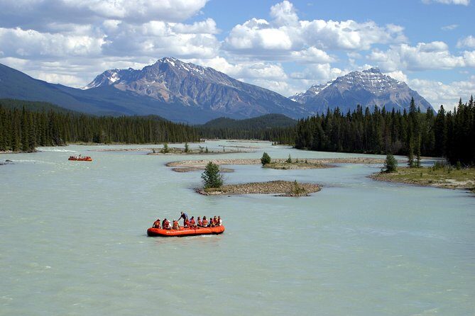 Athabasca River Easy Scenic Raft Trip - A Scenic Journey Through Jasper’s Natural Beauty
