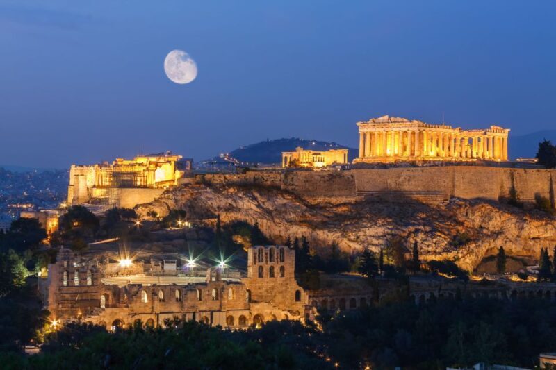Athens: 2-Hour Highlights Tour by E-Bike After Sunset - Key Points