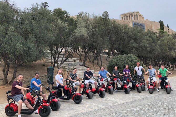 Athens Acropolis Official E-Scooter Guided Tour Fat E-Bike - Detailed Breakdown of the Itinerary