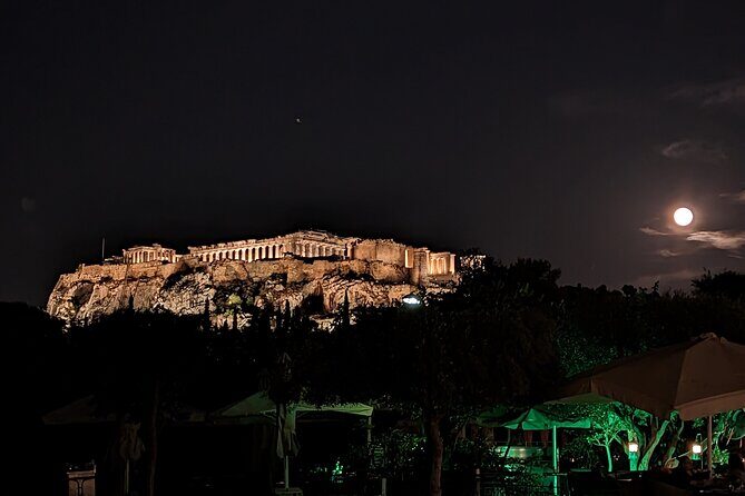 Athens at Night Enchanting Walking Tour and Dinner Delights - Key Points