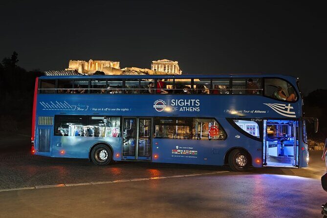 Athens City Night Tour with Open-Top Bus - Key Points