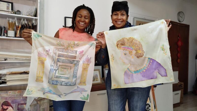 Athens: Create your own Greek Silk Scarf Souvenirs - Key Points