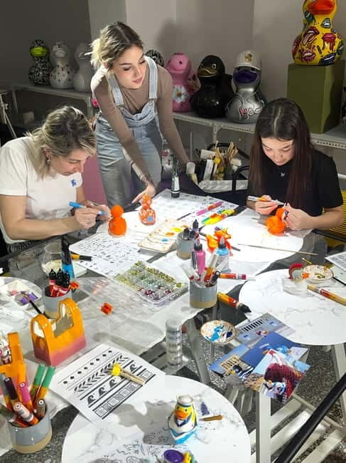 Athens: Duck Painting Workshop with Local Artist - Key Points