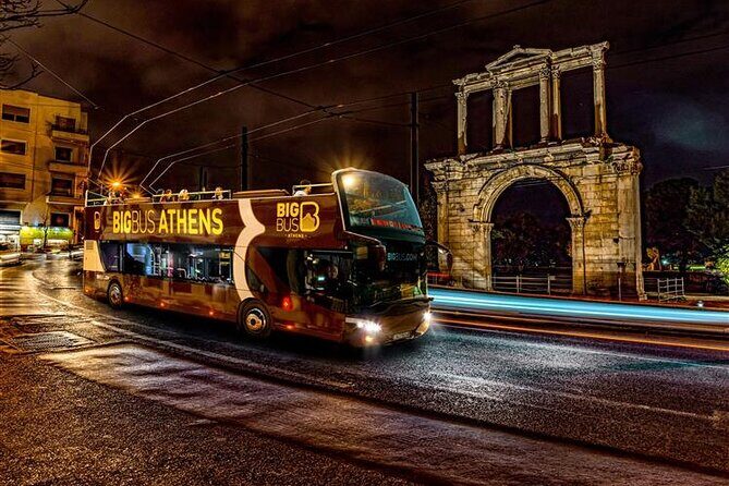 Athens Night Tour: Live-Guided Panoramic Open-Top Bus Tour - Key Points  