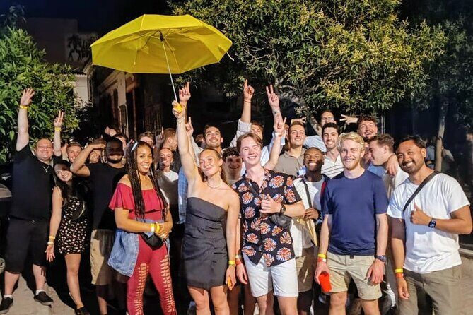 Athens Pub Crawl with 1hr Open Bar & VIP Nightclub Access - Key Points