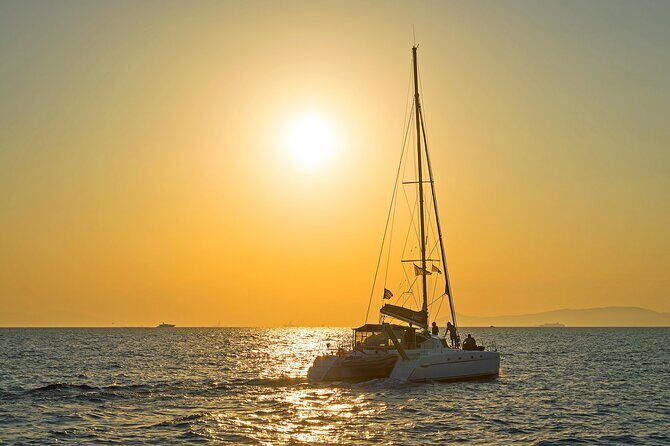 Athens Semi Private Sunset Catamaran Cruise with meal & drinks - FAQ
