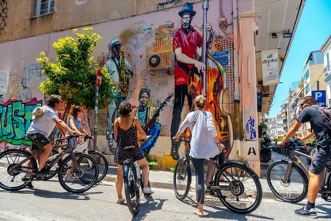 Athens Street Art Bike Tour - Detailed Breakdown of the Itinerary