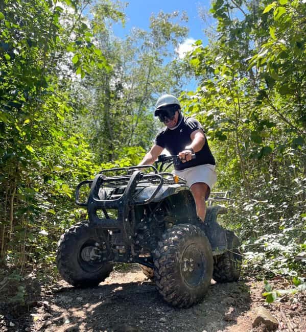 ATV Adventour: Jade Cave Cenote, Transportation & Tequila - Key Points