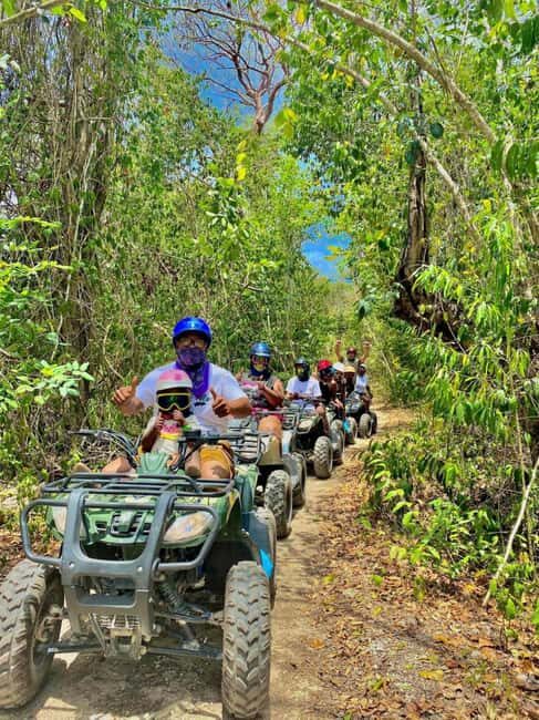 ATV Adventour: Jade Cave Cenote, Transportation & Tequila - Transport, Group Size, and Duration