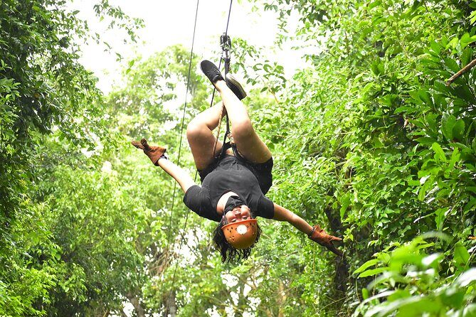 ATV adventure with cenote, ziplines, snack and transport from Cancun or Riviera - Overview of the Tour Experience