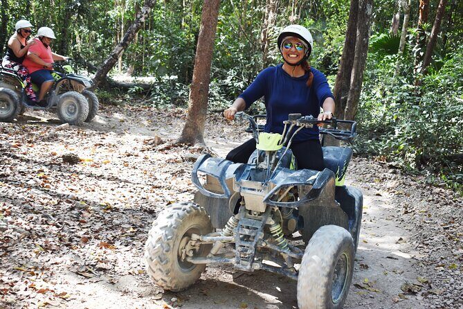 ATV circuit in the jungle + Horseback riding, ziplines & Cenote - Key Points