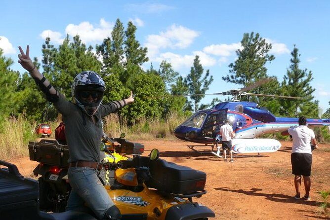 ATV Quad Bike and Helicopter Adventure Tour to Remote Village (Departs Nadi) - Key Points