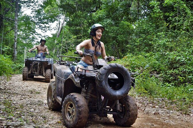 ATV (single) Ziplines & Cenote with Transportation from Cancun - Key Points