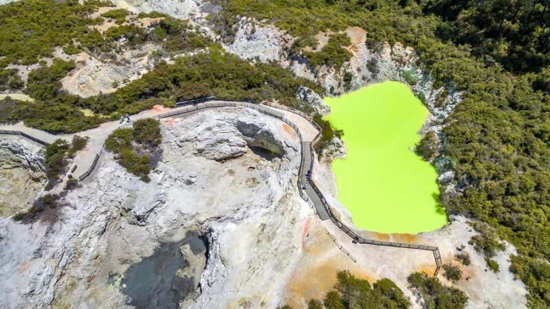 Auckland: Rotorua Highlights inc Wai-O-Tapu & Polynesian Spa - Scenic Return and Extra Stops
