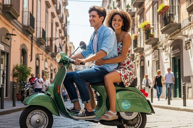 Audioguided Vespa Tour of Naples (Vespa with driver) - Key Points