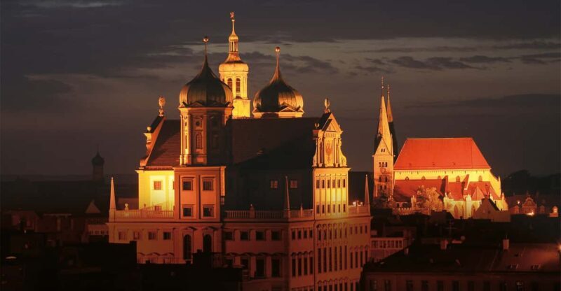 Augsburg: Illuminated Guided Evening Walking Tour - Key Points