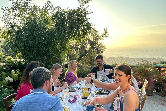 Authentic cooking class on a farm with a view of Sorrento. - Key Points