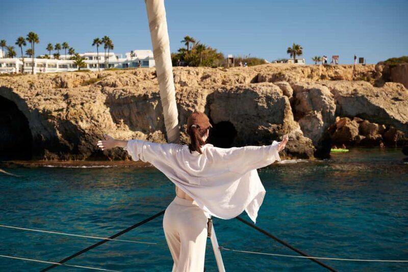 Ayia Napa: Luxury Catamaran Cruise with Lunch & Drinks - Sailing Back and Optional Extras