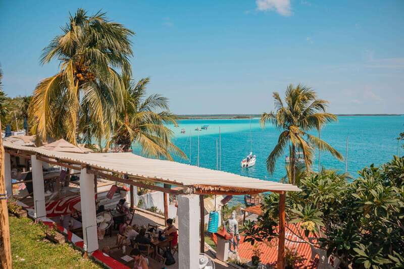 Bacalar: 3-hr Pontoon Boat Tour with Beach Club + Kayaks - Key Points