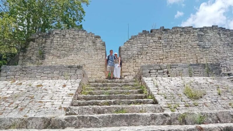 Bacalar: Mayan Temples Kohunlich & Blue Cenote - Key Points