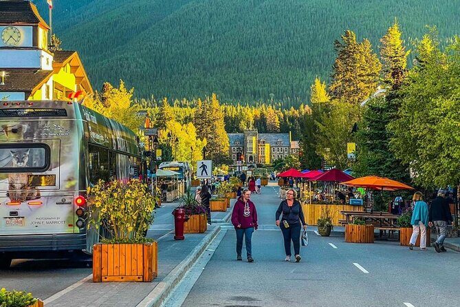 Banff: Gondola, Hot Spring and Three Lakes Tour - Transportation, Timing, and Group Size