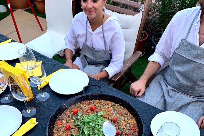 Barcelona Authentic Paella and Sangria Cooking Class - Key Points  