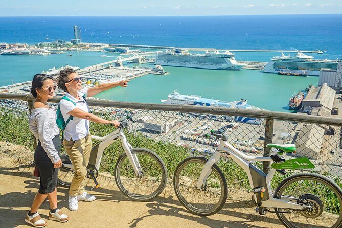 Barcelona E-Bike, Cable Car & Boat - Key Points