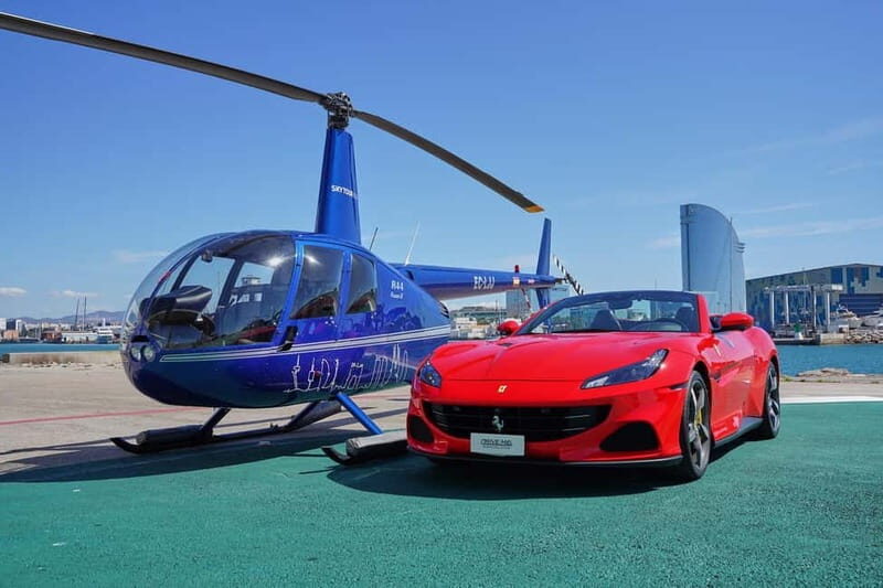 Barcelona: Helicopter and Supercar Driving Experience - Key Points