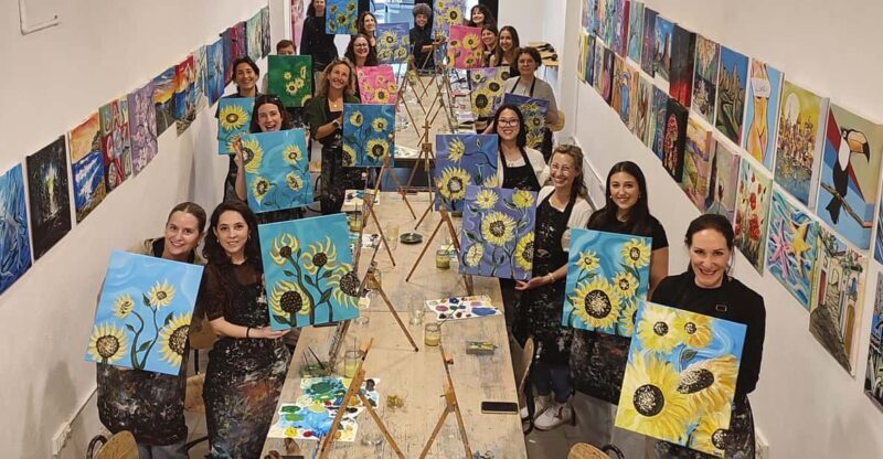Barcelona: Learn to paint, sip wine, enjoy snacks & music - Timing and Booking Flexibility