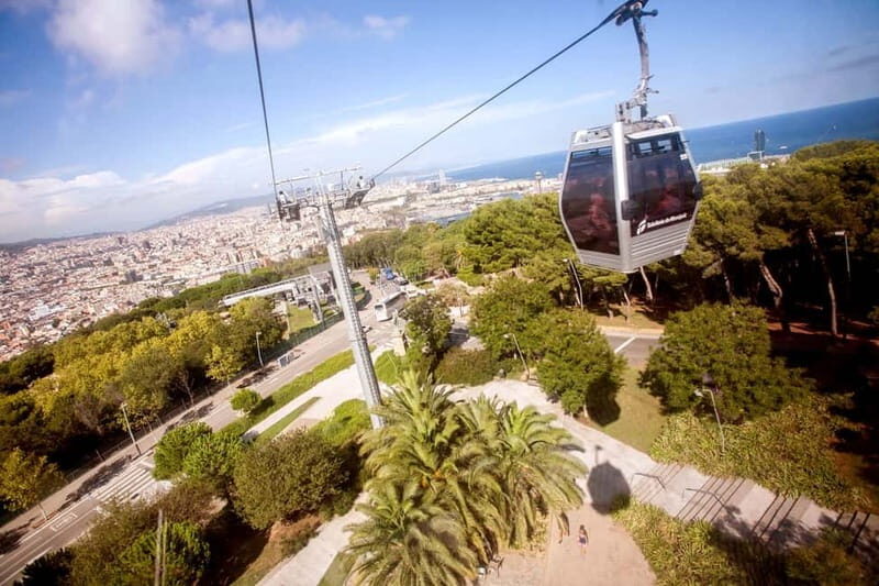 Barcelona: Montjuïc Cable Car Roundtrip Ticket - Key Points