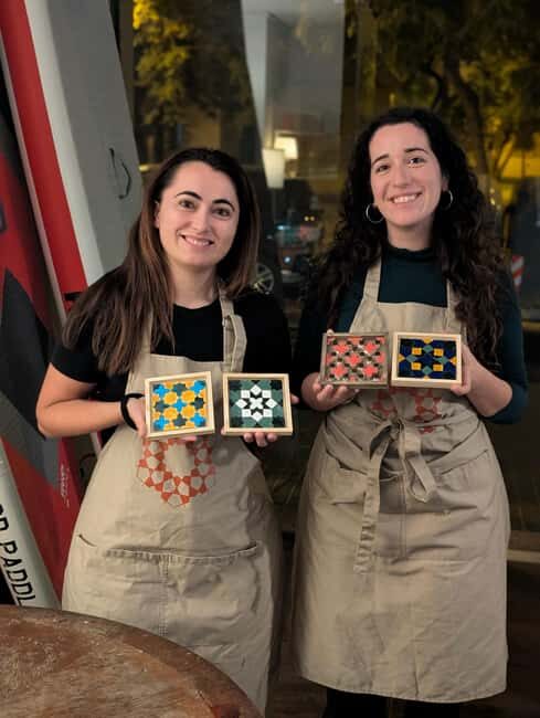 Barcelona Mosaic Workshop: Make A Souvenir Coaster - Key Points