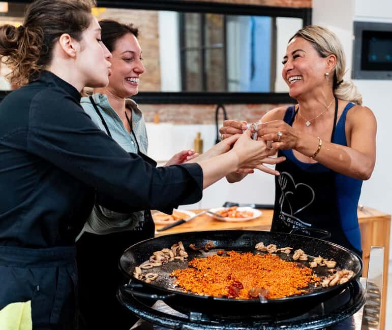 Barcelona Paella Class, Boqueria Tour, Mother-Daughter Chefs - The Value of this Experience
