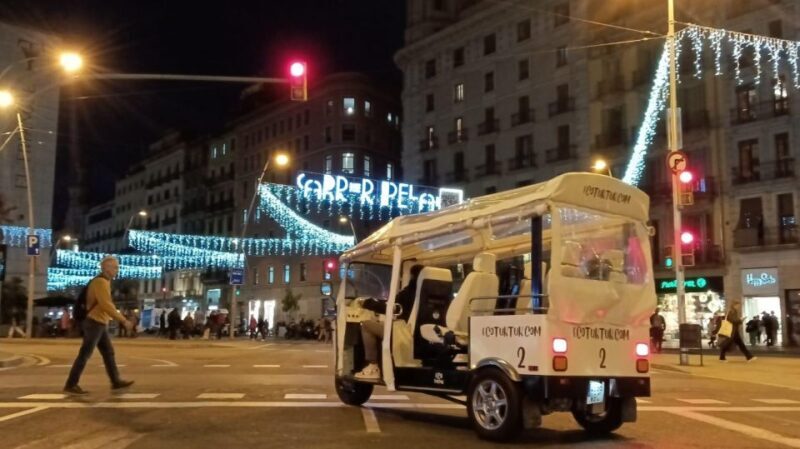 Barcelona: Private Christmas Lights Tour by Eco Tuk Tuk - An In-Depth Look at the Experience