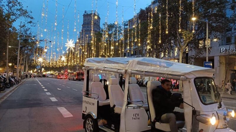 Barcelona: Private Christmas Lights Tour by Eco Tuk Tuk - FAQ