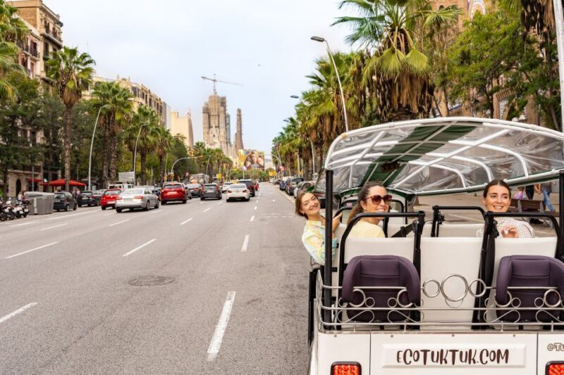 Barcelona: Private City Tour by Eco Tuk Tuk - Key Points