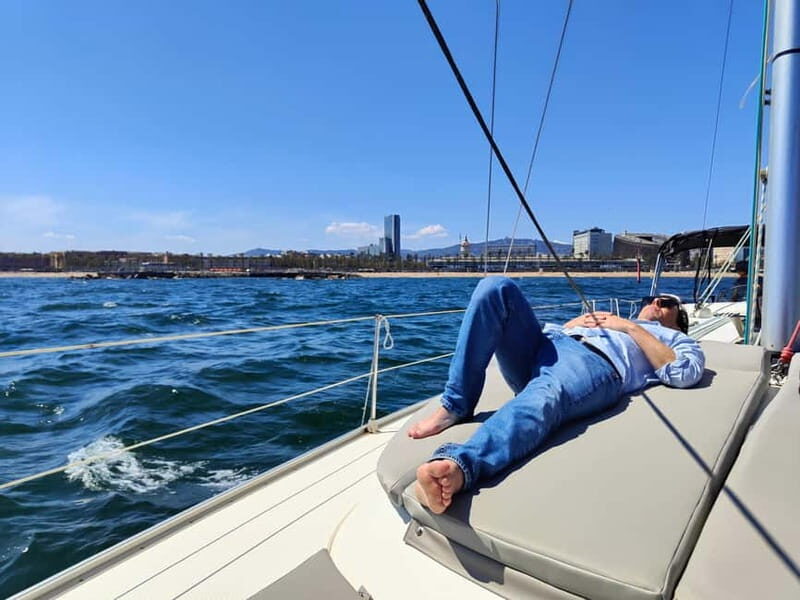 Barcelona Sailing Experience Luxury Boat w/Snacks & Drinks - Key Points