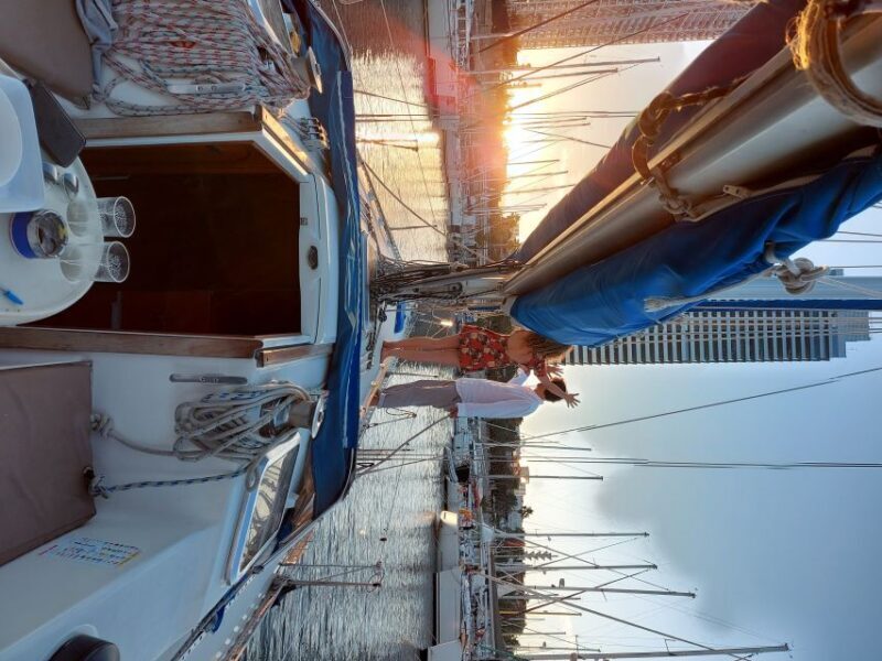 Barcelona Sailing Tour Drinks, snacks Swim & Stunning Views - Drinks and Snacks – A Toast to Barcelona