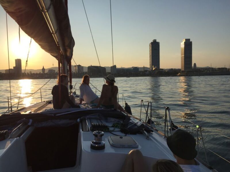 Barcelona: Sunset Sailing Experience with Snacks and Cava - An Authentic Barcelona Water Experience